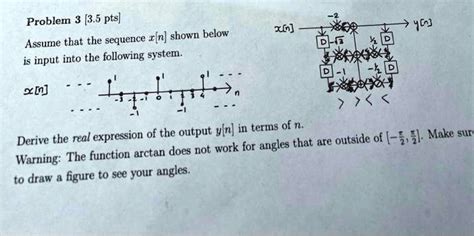 solved problem 3 [3 5pts] assume that the sequence x[n] shown below is