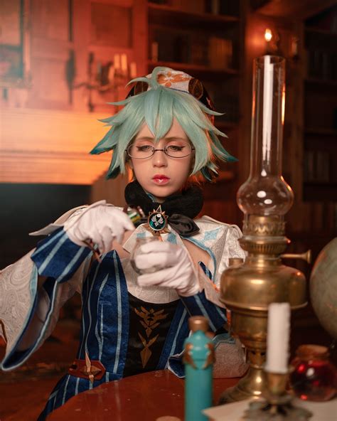 Genshin Impact Sucrose Cosplay Wig Fm Anime