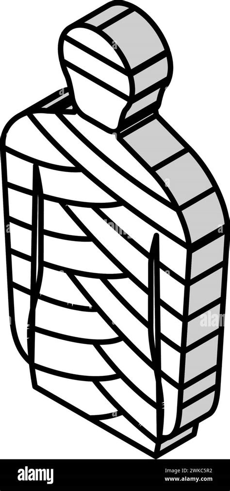 Mummy Egypt Isometric Icon Vector Illustration Stock Vector Image And Art