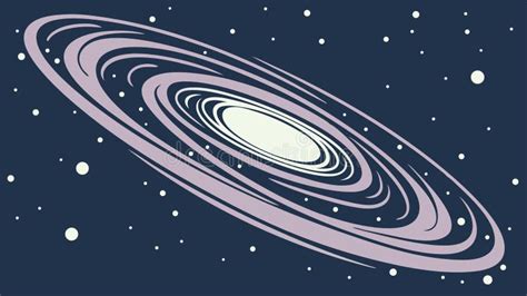 Majestic Ringed Planet Cosmic Galaxy Wonder Vector Design Generative Ai Stock Vector