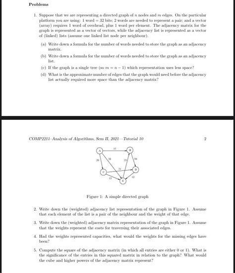solved problems 1 perform a dfs from node a in the graph