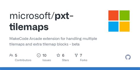 GitHub Microsoft Pxt Tilemaps MakeCode Arcade Extension For Handling Multiple Tilemaps And