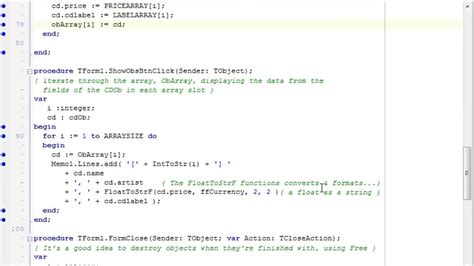 Learning Pascal X25 Classes And Objects Youtube