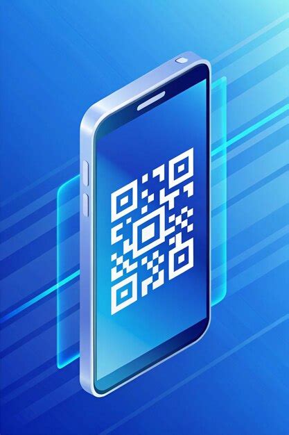 QR Code Scanning Vector Illustration For Web And Mobile UI Premium AI Generated Image