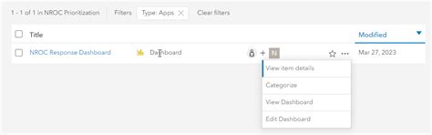 Edit Existing Dashboard Esri Community