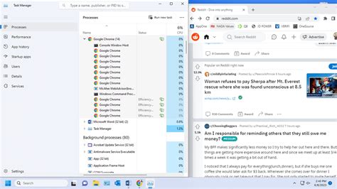 Why Why Are There So Many Instances Of Chrome When I Have One Window With One Tab Rpchelp