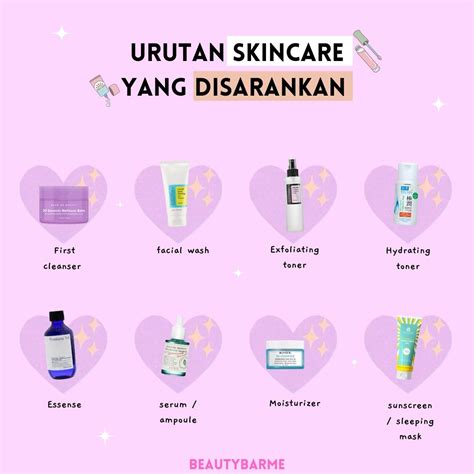 Urutan Skincare Yang Disarankan Perawatan Rutinitas Perawatan Kulit Perawatan Kulit Diy