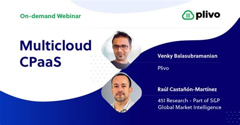 Plivo On Linkedin Join Senior Analyst At 451 Research Raul Castanon And Plivo Ceo Venky B