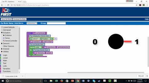 Rotate Servos Blocks Youtube