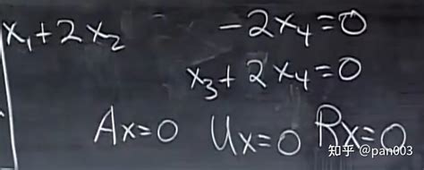 Mit 线性代数 Ax0 主变量 And 特解 知乎