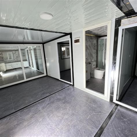 Flat Pack Container Office Room Dormitory Modular Office House Temporary Construction Site