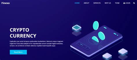 10 Free Cryptocurrency And Bitcoin Website Using Html Css Javascript And Php Codewithcurious