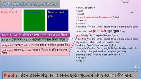 Div Hsc Ict Chapter 04html Style Attribute Background Color Float