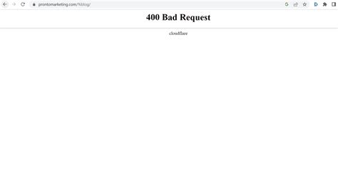 How To Fix 400 Bad Request Error In Wordpress