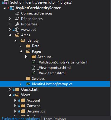 IdentityServer4 Utiliser ASP NET Core Identity Pour L