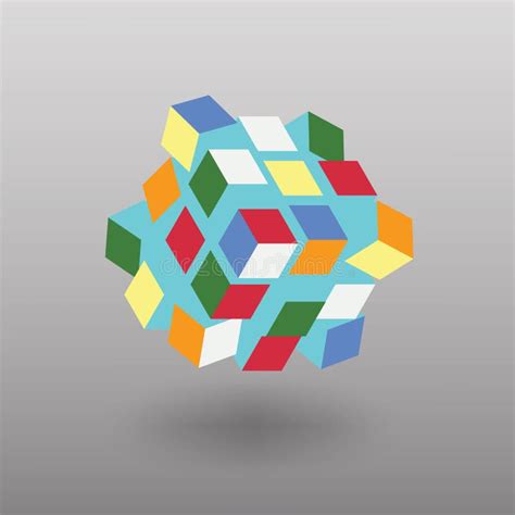 Vector Transformer Cube Similar To Rubik S Cube Stock Illustration Illustration Of Cube