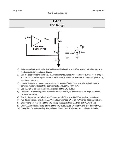 Lab 11 Ldo Design Pdf