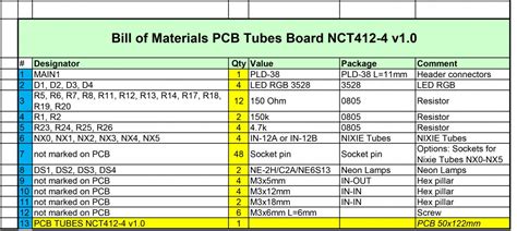 Diy Kit For In 12 Nixie Clock With Sockets And Dots [smf Rgb Usb Tunes] Tubes Temp Sensor