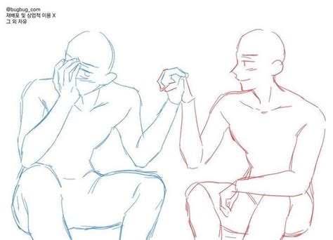 Poses De Anime Bocetos De Dibujos Animados Imagenes De Bocetos