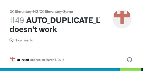 auto duplicate lvl doesn t work · issue 49 · ocsinventory ng ocsinventory server · github