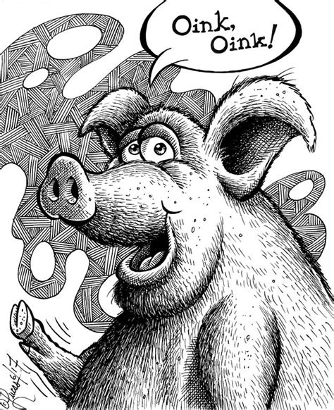 Fuzzy Buzzy Cartoon Character Design Cool Chest Tattoos Sketches