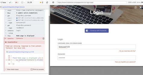 step implementation missing for i open login page cucumber integration with cypress · issue