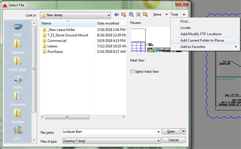 Solved Adding Folder To Save And Open Screens Autodesk Community