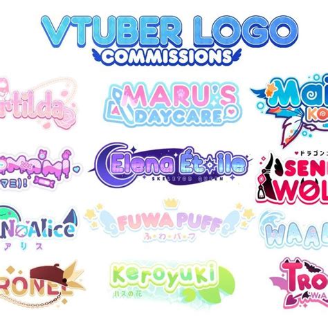 Custom Vtuber Logo Design Services
