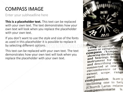 Compass PowerPoint Templates PresentationLoad