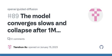 the model converges slows and collapse after 1m training · issue 89