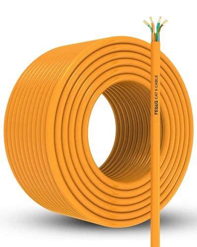 Fedus 300m Cat6 Copper Ethernet Lan Cable Orange 4 Pair Utp At ₹ 35 Meter In New Delhi