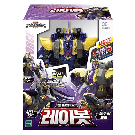 Miniforce Ray Bot Force Trans Korean Transforming Action Figure Toy Robot Action Figures