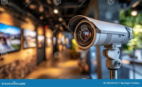 High Tech Security Camera Protecting Access And Ensuring Data Integrity In A Modern Environment