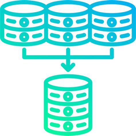 Data Integration Generic Gradient Outline Icon Freepik