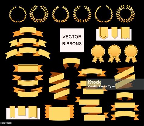 리본 프레임 스티커 라벨 장식 디자인 요소의 벡터 컬렉션 선물과 액세서리의 일러스트레이션 크리스마스 스티커 및 장식 레이블 배지