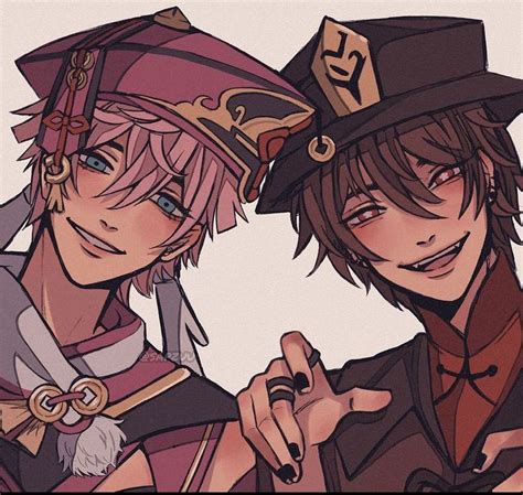 Hu Tao X Yanfei Genshin Impact Fanart By Arhyanex On Vrogue Co