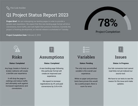 How To Write A Progress Report For A Project