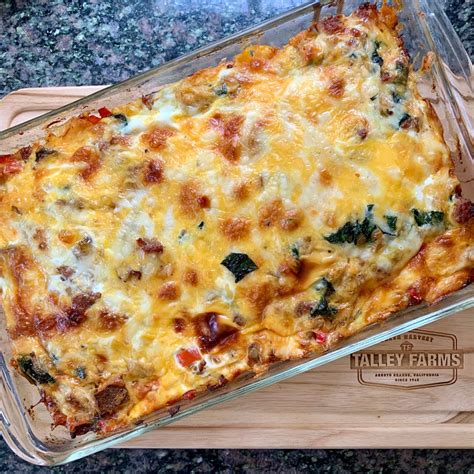 Bread Bike Breakfast Casserole Talley Farms Box