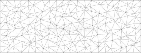 Geometric Chaos Pattern With Abstract Triangular Lines For Modern Design Projects Stock Vector