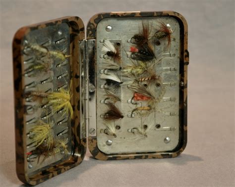 Small Hardy Bros Neroda Fly Box With Flies Lava Creek Trading Company