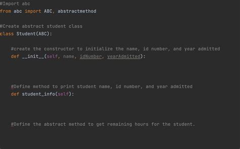 solved import abc from abc import abc abstractmethod