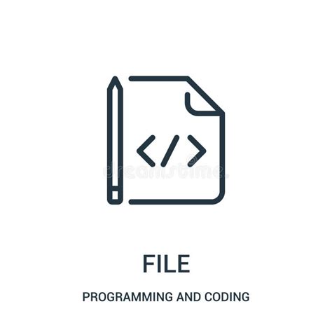 Coding Outline Stock Illustrations 8693 Coding Outline Stock