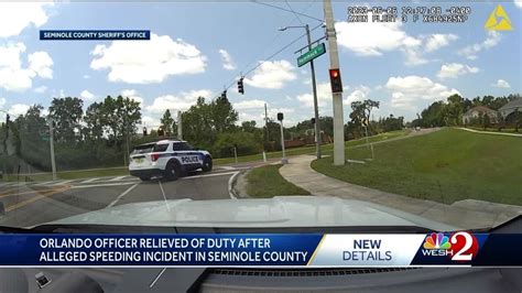 Orlando Pd Officer On Leave After Failing To Stop For A Seminole Co