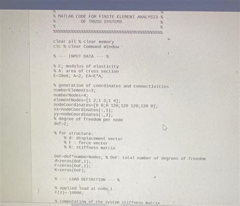 Solved I Need The Code Done By Mathlab Not By Paper Or