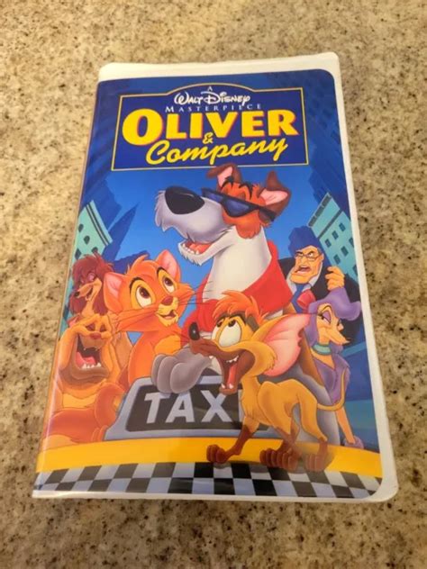 Oliver Company Original Artwork Collection Vhs Movie Disney Clamshell