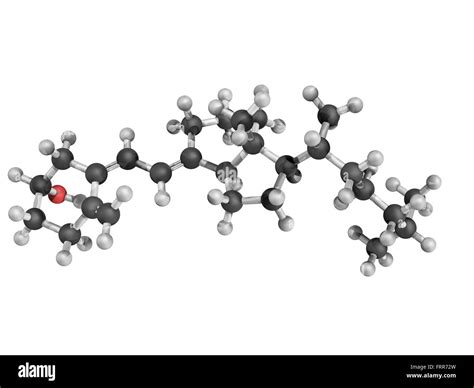 Chemical Structure Of Vitamin D3 Cholecalciferol It Is Structurally Similar To Steroids Such