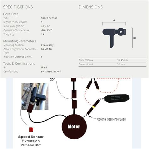 Ebike Speed Sensor For Bafang BBS Mid Drive Motor Emotoer