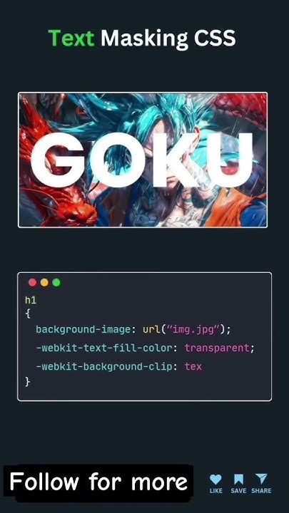 text masking in css maskingtutorial cssproperty css3