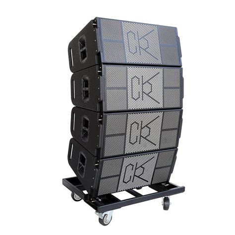 Three Way Line Array System Two 12 Inch Neodymium Woofer One 10′′ Midrange Driver Two 3 Inch