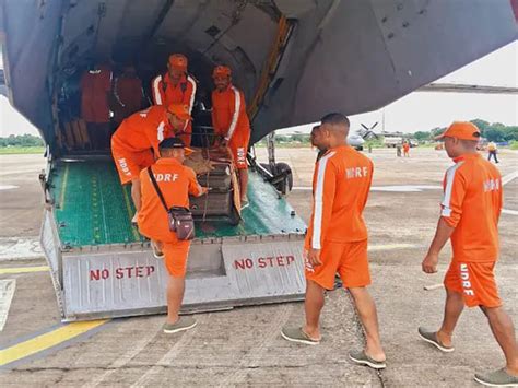 120 Ndrf Personnel Deployed To Tripura For Flood Relief Operations